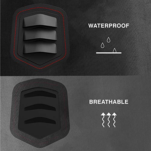 Oneness Grill Cover Gas Smoker BBQ Patio Weatherproof Sturdy Durable Grill Griddle Accessories with Upgrade Air Vent Black 64in