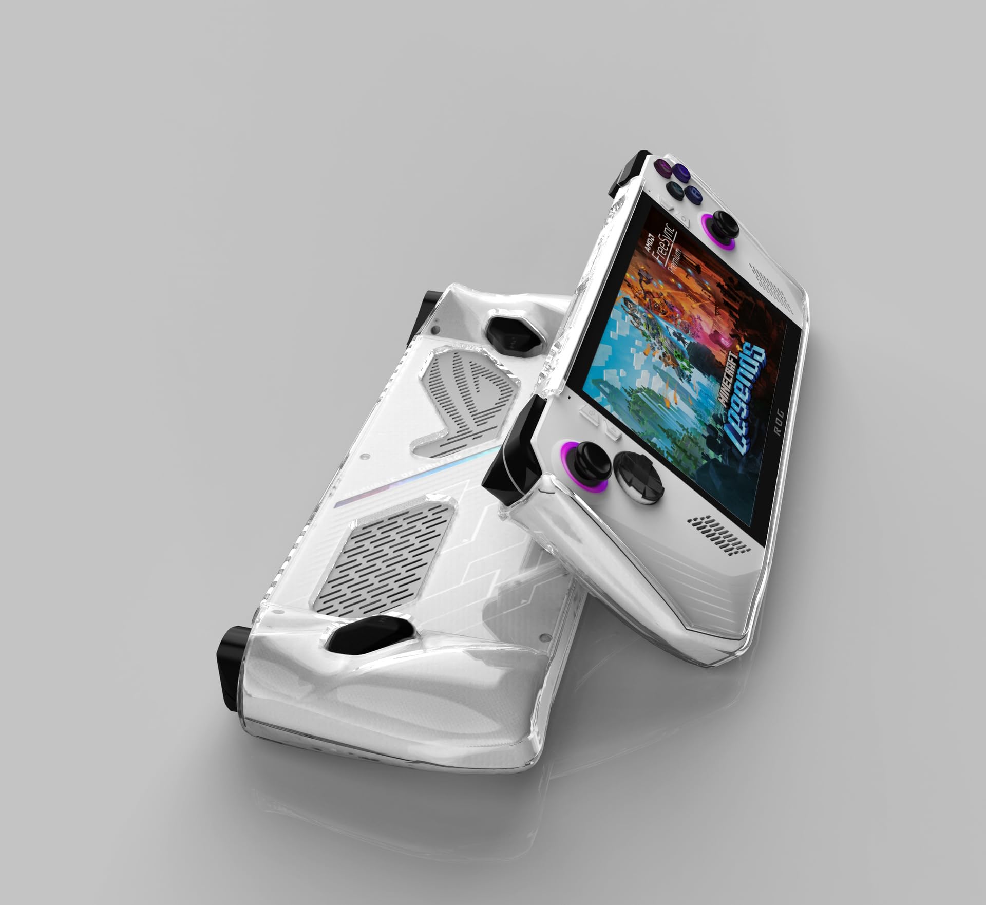 Miimall for ROG Ally TPU Clear Case, Snugly Fit Anti-Slip Shockproof Anti-Scratch Protective Cover Case for Ally Gaming Handheld 2023