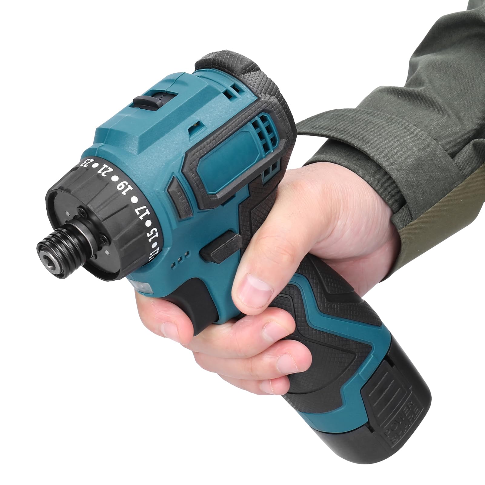 Cordless Screwdriver, Weytoll 18V Electric Screwdriver, Brushless Lithium Screwdriver tool kit, Electric Screw Driver with Torque Adjustable, 2 Speed Control for Mobilephones Computers Home Appliances