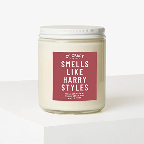 CE Craft - This Smells Like Harry Scented Candle- Stylish Candle - Flannel Musk Candle - Gift for Her, Celeb Prayer Candle, This Smells Like Harry Scented Gift