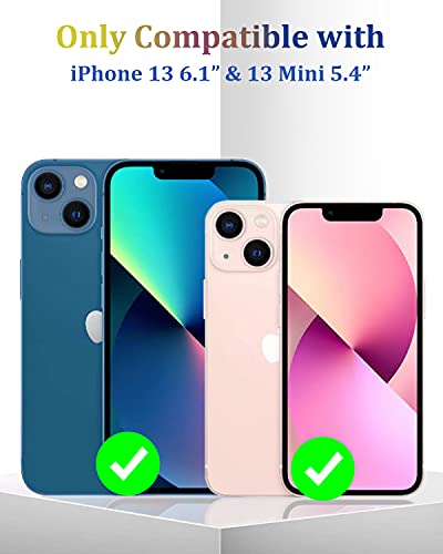 [3 Pack] Tamoria Camera Lens Protector Compatible for iPhone 13 & iPhone 13 Mini Camera Cover Premium 9H Tempered Glass [Anti-Scratch]99.99% Transparency with Black Circle Design for iPhone 13 6.1 Inch & iPhone 13 Mini 5.4 Inch