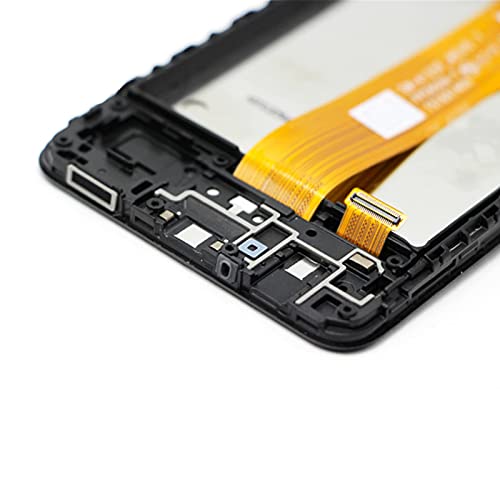 for Samsung Galaxy A12 Screen Replacement with Frame for Samsung a12 a125u Screen Replacement s127dl a125a a125w LCD Display digitizer Touch Screen Assembly with Repair Part Tools 6.5 inch