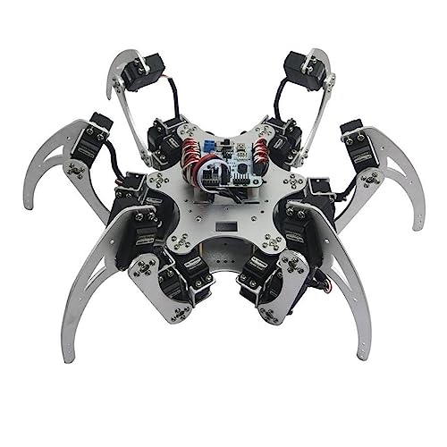 ANTBEE Spider Robot 18DOF Aluminium Hexapod Spider, Six Legs Robot Kit 18 Steering Gears Robot Toys
