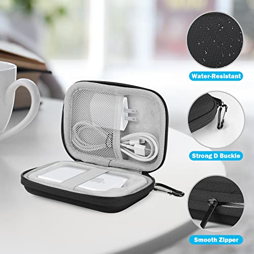 ProCase Shockproof Carrying Case Compatible with MagSafe Battery Pack, Hard EVA Travel Protective Storage Case for MagSafe Battery Pack with D Buckle -Black