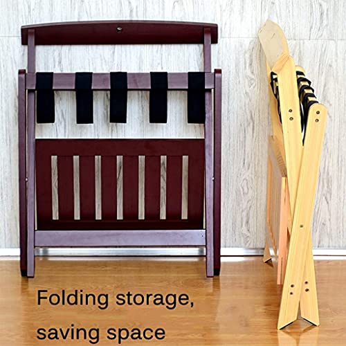 beeyuk Double Luggage Rack with Shoe Rack, Luggage Rack for Bedroom, Guest Room, Hotel (Color : White)