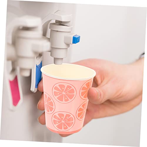 IFANLANDOR 8Pcs Lemon Paper Cups fruit party supplies tableware espresso paper cups hot coffee paper cups vasos para cafe desechables paper drinking cups lemon cups gold leaf Disposable