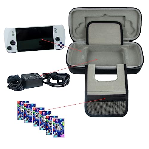 YipuVR Hard Carrying Case for ASUS ROG Ally, Waterproof Storage Bag Compatible with New Rogally Handheld Game Consoles, EVA Travel Storage Case