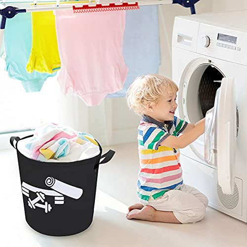 Gymnastics Fitness Gym Laundry Basket Hamper Bag Dirty Clothes Storage Bin Waterproof Foldable Collapsible Toy Organizer for Office Bedroom Clothes Toys Gift Basket