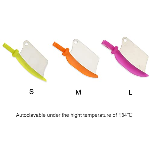 DAMUZHI Orthodontic Matrix Wedges Dental Prime Teeth Interproximal Wedge Guard With Metal Plastic Wedge Knife With Protection Dental Steel 3box 50Pcs/box