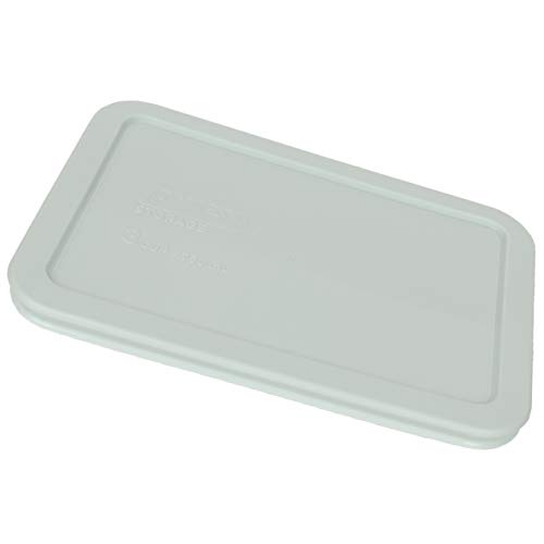 Pyrex (4 7210 Glass Dishes & (4) 7210-PC Muddy Aqua Lids