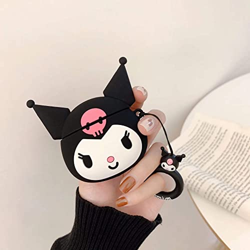 Silicone Case Compatible with Beats Studio Buds, Cute 3D Cartoon Funny Food Design for Kids Girls Teens Boys Cover, Soft Silicone Fashion Character Skin Case (Kulomi)