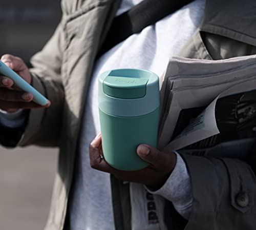 Joseph Joseph Sipp™ Travel Coffee Mug with Flip-top Cap - 340 ml (12 fl. oz) - Green