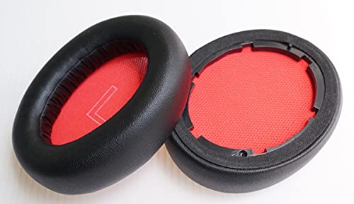 V-MOTA Earpads Compatible with Soundcore Anker Life Q10 / Q10bt Wireless Headset,Replacement Cushions Repair Part (Black+Red)