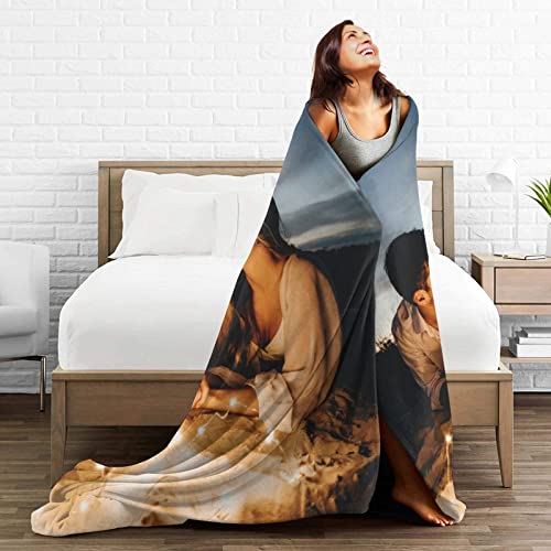 Custom Blanket with Photos Text, Personalized Blanket Customized Throw Blankets for Family Friend Father Mother Christmas Halloween Birthday Wedding Customized Gifts for Women Men 50"x40"