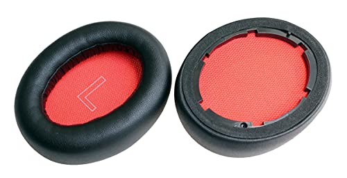 V-MOTA Earpads Compatible with Soundcore Anker Life Q10 / Q10bt Wireless Headset,Replacement Cushions Repair Part (Black+Red)