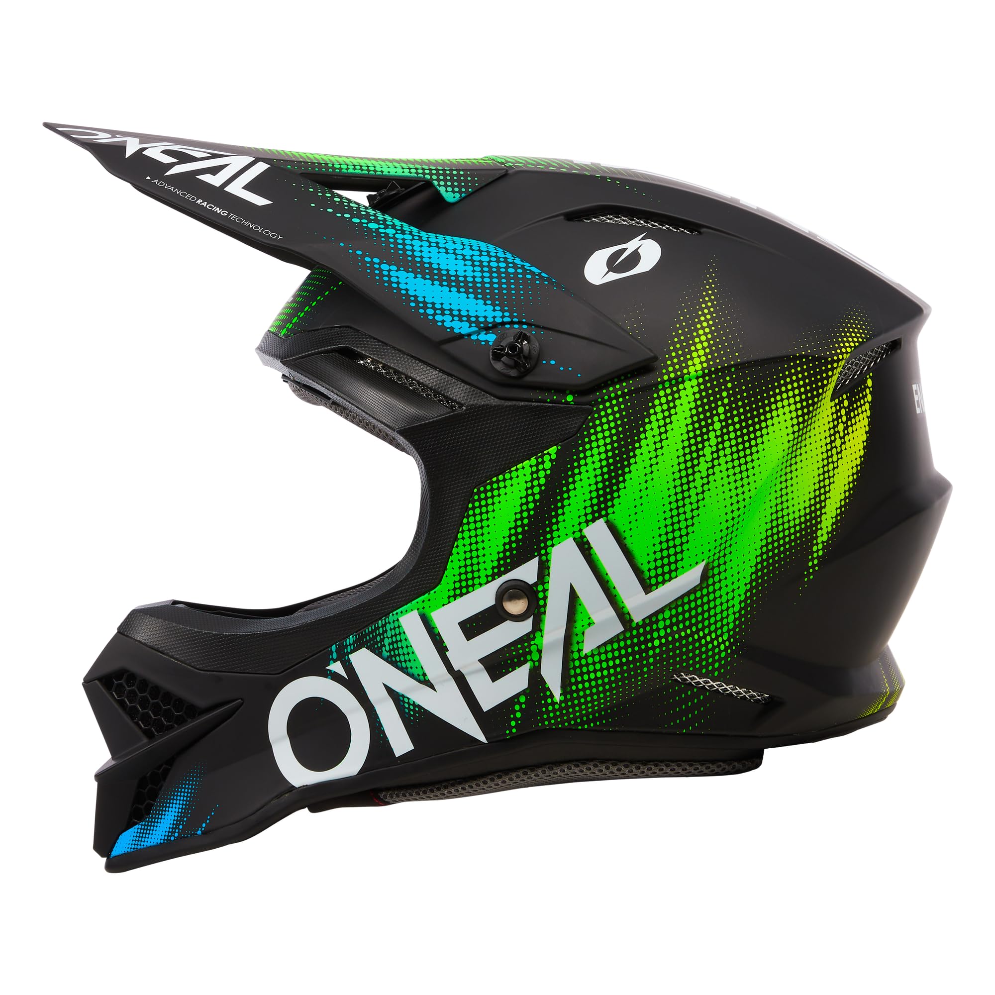 O'Neal 3SRS Helmet Adult Voltage Black/Green Medium