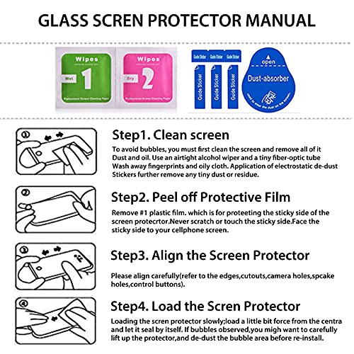Ailiber Compatible with Lively Smart Screen Protector[2 Pack], Jitterbug Smart3 5007S Tempered Glass Film Anti-Scratch, HD Clear Case Friendly, Bubble Free Screen Protector for Jitterbug, Lively Smart