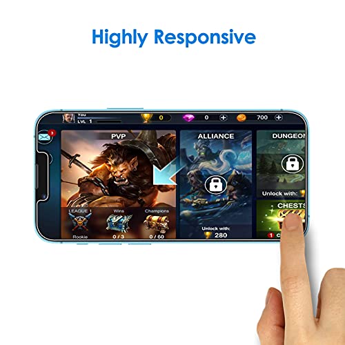 JETech Screen Protector Compatible with iPhone 13 Pro Max 6.7-Inch, Tempered Glass Film, 3-Pack