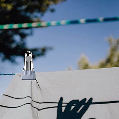 30 Pack Heavy Duty Clothes Pins for Hanging Clothes,Stainless Steel Strong Clips for Clothes ,Crafts,Beach Towel,Kitchen Clips Sock,Fabric,Utility Clips Drying Pegs for Outdoor Clothesline Clips