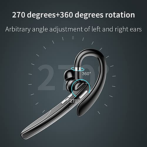 AVAZI K29 Bluetooth Dual Mic Noise Canceling Mono Headset for Mobile Phones 10 Hours of Talk Time for On-The-Go Mobile Professionals & Drivers