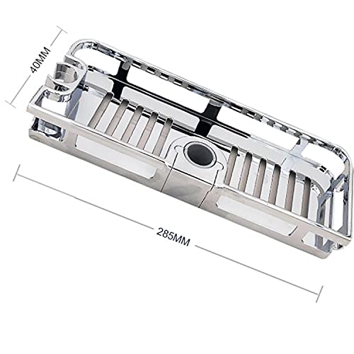 YYDSJFM Shower Caddy Basket Shelf,Bathroom Lifting Rod Removable Organizer,Soap Holder Shower Shelf Storage Rack Tray Stand Space Saver No Drilling