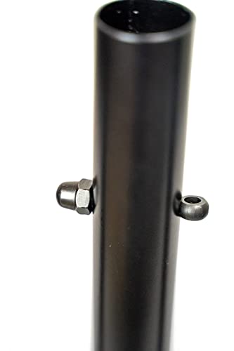 TEH SMART Table Leg Extenders for Folding Table β 4-Pack Table Risers for Straight and Bent Legs β Highly Durable Steel Construction β 16 Inches Height β Ideal for Back Pain (Black, 400x35)