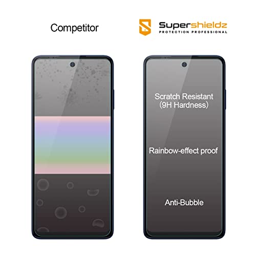 Supershieldz (3 Pack) Designed for Motorola Edge (2021) / Motorola Edge 5G UW Tempered Glass Screen Protector, Anti Scratch, Bubble Free
