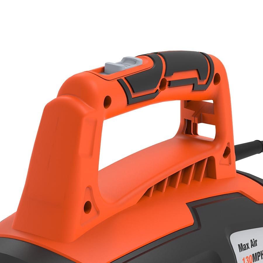 Yard Force YF13JBL 13A Leaf Blower - 130 MPH, 630 CFM High-Performance Electric Handheld Blower with PPE Kit | Lightweight, Eco-Friendly & Easy-to-Use for Yard Maintenance
