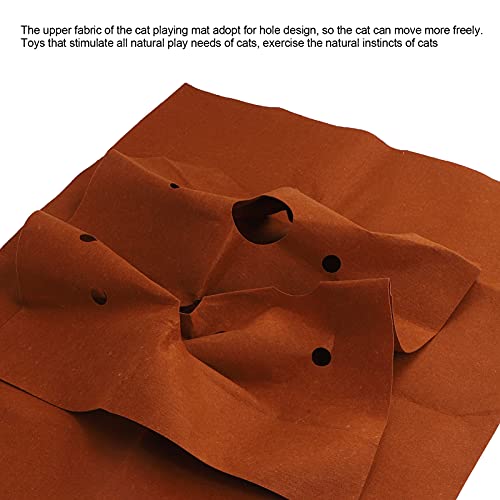 Pet Playing Mat, Cat Activity Play Mat, Cat Dog Breathable Activity Interactive Pad Bite Resistant Pad Pet Rug Training Mat