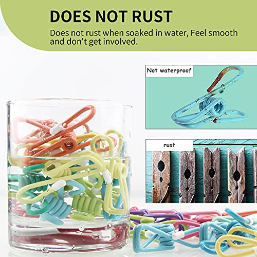 Zalduig Chip Clips,30PCS PVC Coated Material Food Packaging Clip, Clips Bag Clips,Bag Clips,Clips for Package,Chip Clip,Clothes Pins(Mixed Colors 30pcs) ,11.5 x 4.72 x 1.06