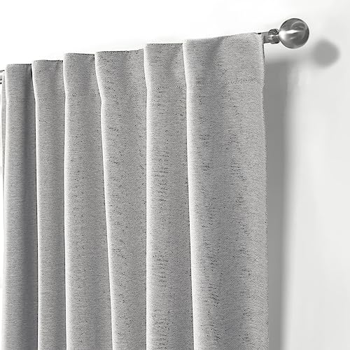 Vianney Ravenna Glacier Gray Long Curtains Elegant Neutral Design
