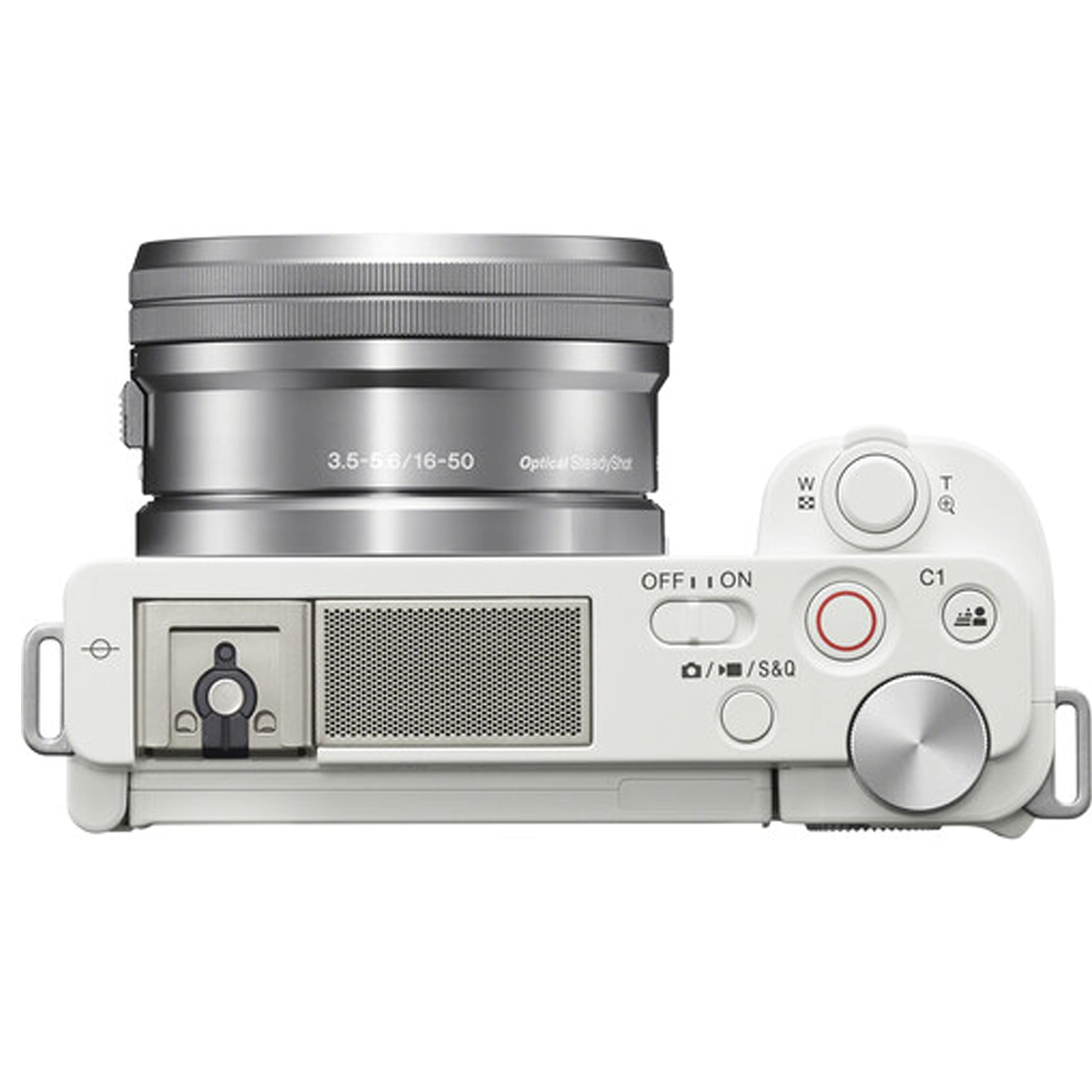 Sony ZV-E10 Mirrorless Camera with 16-50mm Lens, 128GB ExtreemSpeed Memory,Microphone, 120LED Video Light, Tripod, Filters, Spare Battery & Charger, Editing Software Kit -Deluxe Bundle (White)