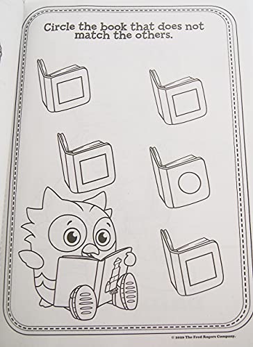 Coloring Books Daniel Tiger Coloring and Activity Book - Mr. Roger's Neighborhood - 80 Pages