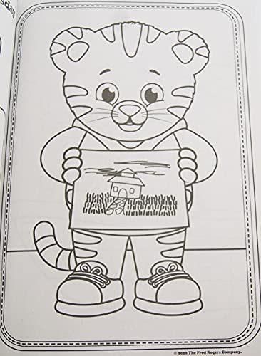 Coloring Books Daniel Tiger Coloring and Activity Book - Mr. Roger's Neighborhood - 80 Pages