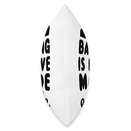Baking Is Love Made Edible Funny Baker Throw Pillow, 16x16, Multicolor