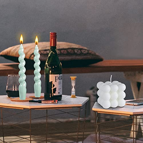 Bubble Cube + Human Female Body Candle 3D Women Body Candle Body Shape Beautiful Art Candle Decoration for Wedding Decorative Candle for Bedroom Bathroom Decorations