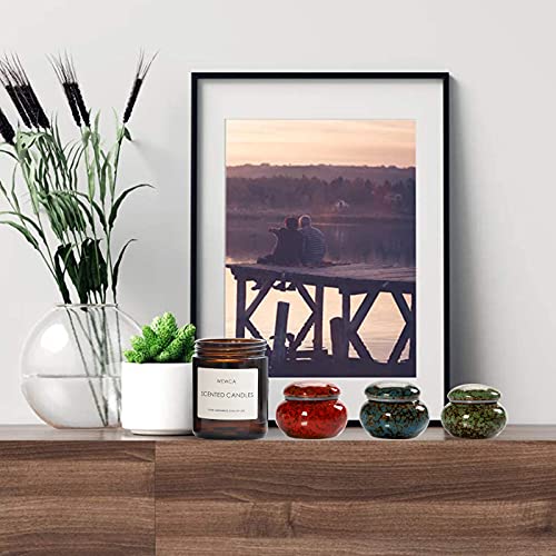 3Pcs Small Urns for Human Ashes, 1.7'' Keepsake Urns for Human Or Pet Ashes, Mini Ceramic Memorial Urn and Burial Ash Storage for Family & Loved Ones,Hold 1.2 Cubic Inches of Ashes(Blue,Green,Red)