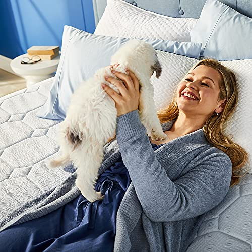 Sleep Innovations Ellis 12 Inch Advanced Cooling Gel Plus Memory Foam Mattress with Dual Cool Cover, Full Size, Bed in a Box, Medium Support