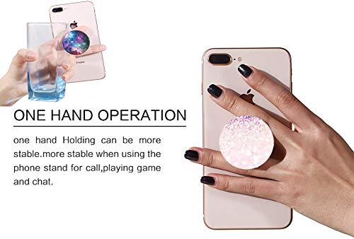 Mount and Stand for Smartphones and Tablets 3 Pack - Heart Pink and Black White