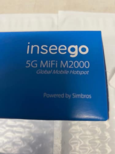 INSEEGO M2000 5G MIFI WiFi-6 Ultimate Hotspot T-Mobile Including a T-Mobile 5G SIM Card & SIMBROS SIMKEY New in Box Complete All OEM REG Price 349.99