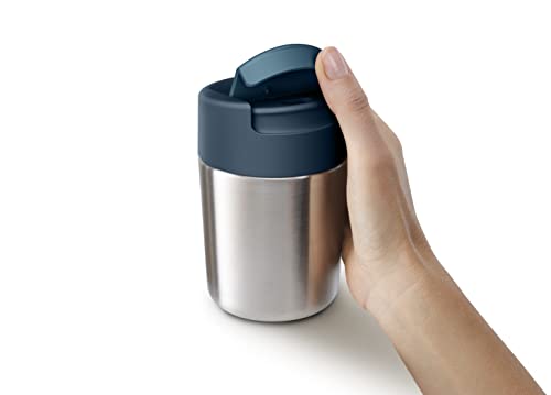 Joseph Joseph Refill Reuse Repeat 2-piece Travel Mug & Bottle Set, Stainless Steel, reusable coffee cup and insulated thermal bottle