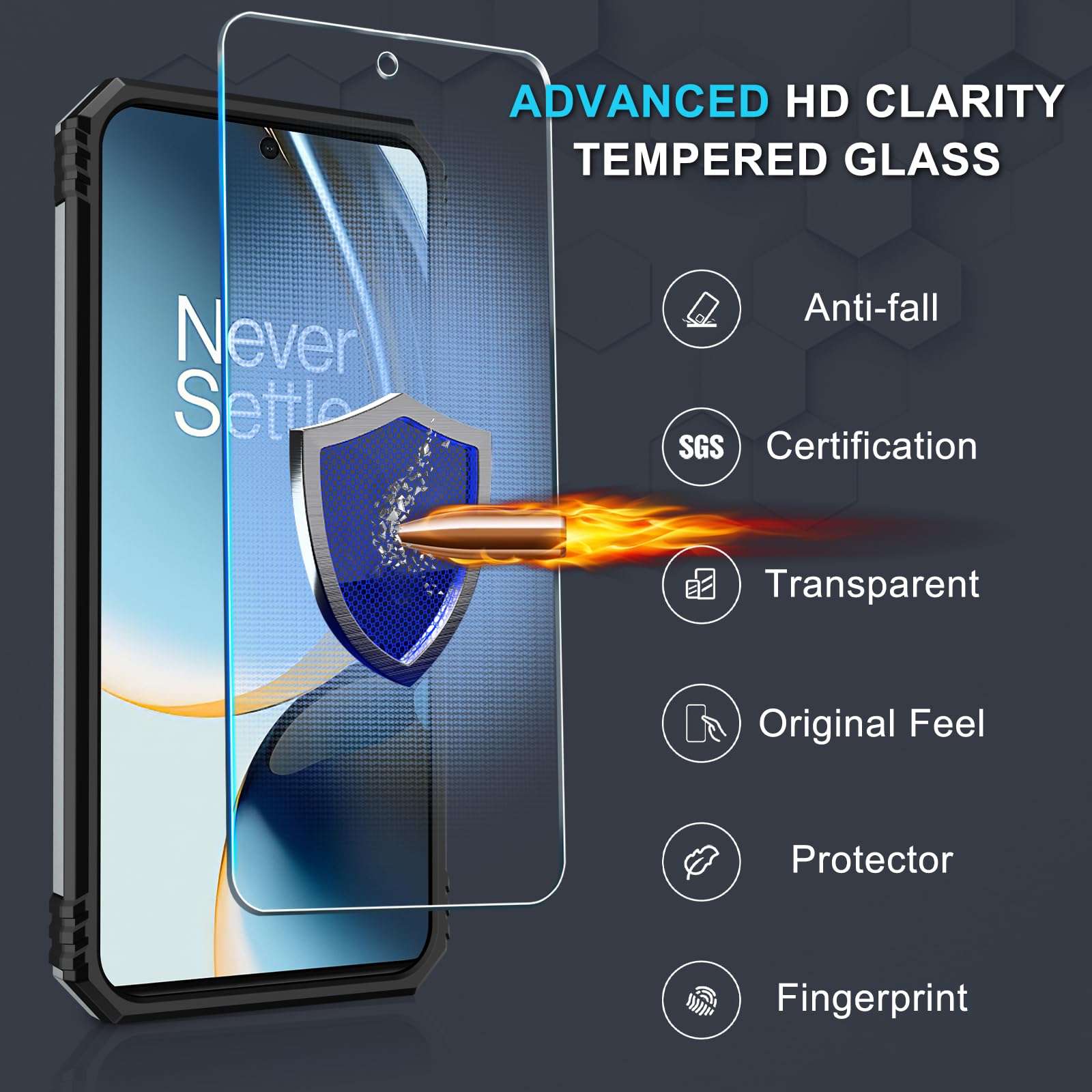 Janmitta Compatible with OnePlus Nord N30 5G Case Built in Slide Camera Lens Cover+Screen Protector+Finger Ring Holder Kickstand,Heavy Duty Shockproof Full Body Protective Phone Cover,2023 Silver