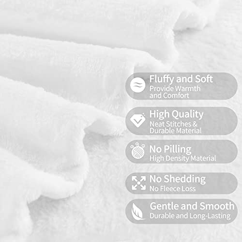 LAKIMCT Halloween Boo Blanket for Couch Bed Throw Blanket, Aesthetic Decorative Blanket for Travel Camping Comfy Blanket, Full Size Blanket, 70x80 inch