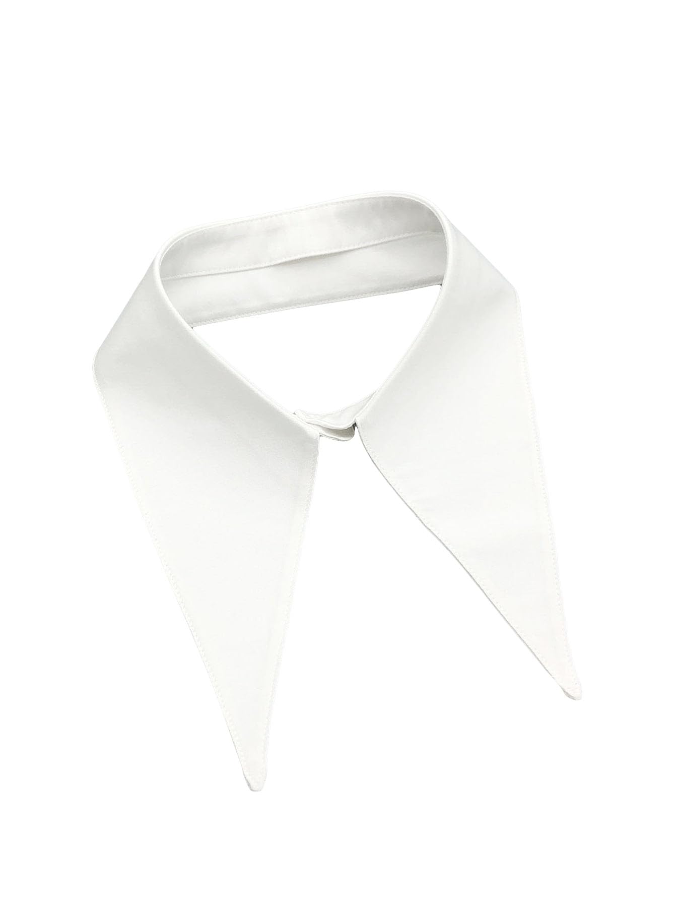 Verdusa Women's False Collar Lapel Detachable Blouse Collar Choker Necklace White One Size