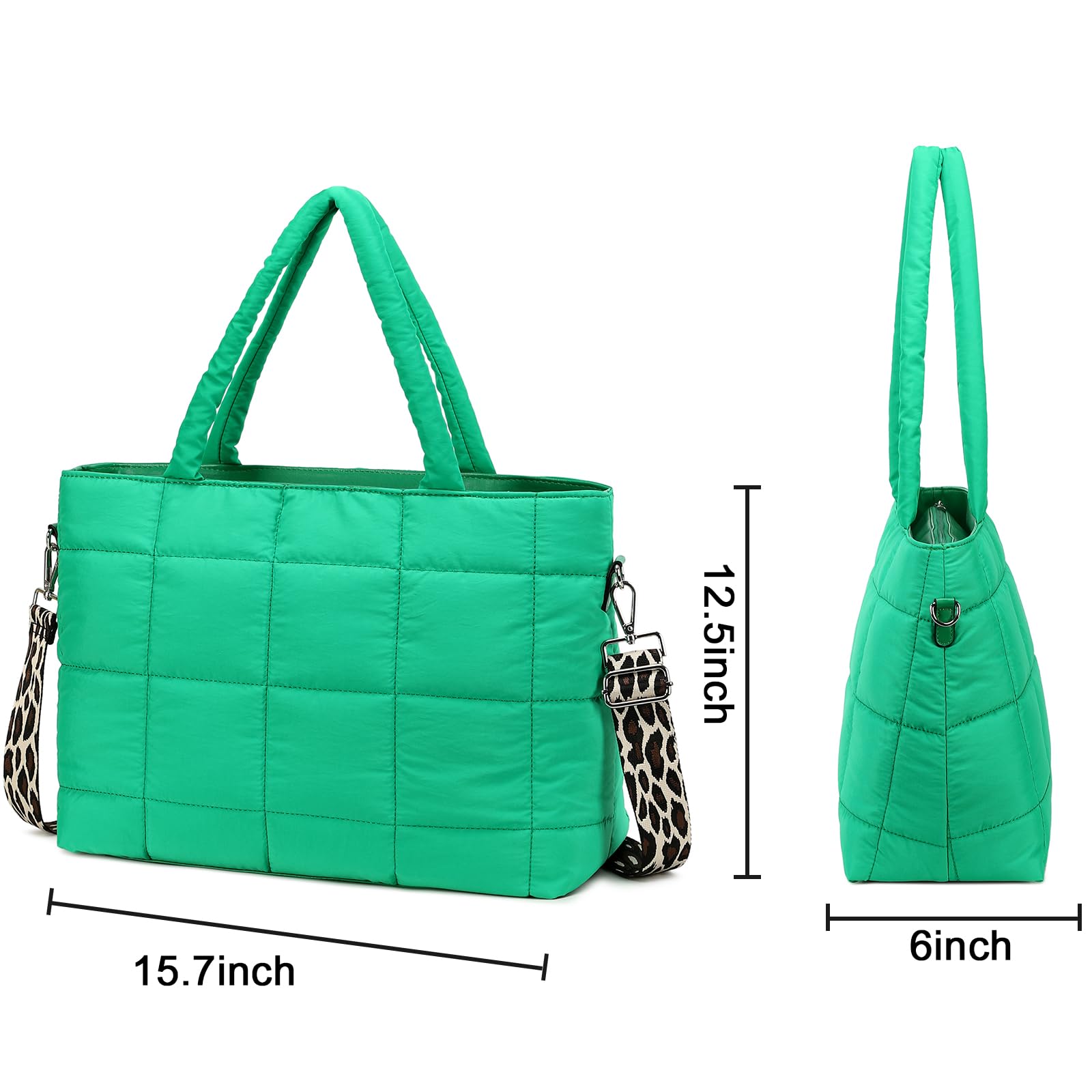 LEDAOU Women's Tote Bag with Zipper - Crossbody, Shoulder, Hobo & Messenger Bag Styles