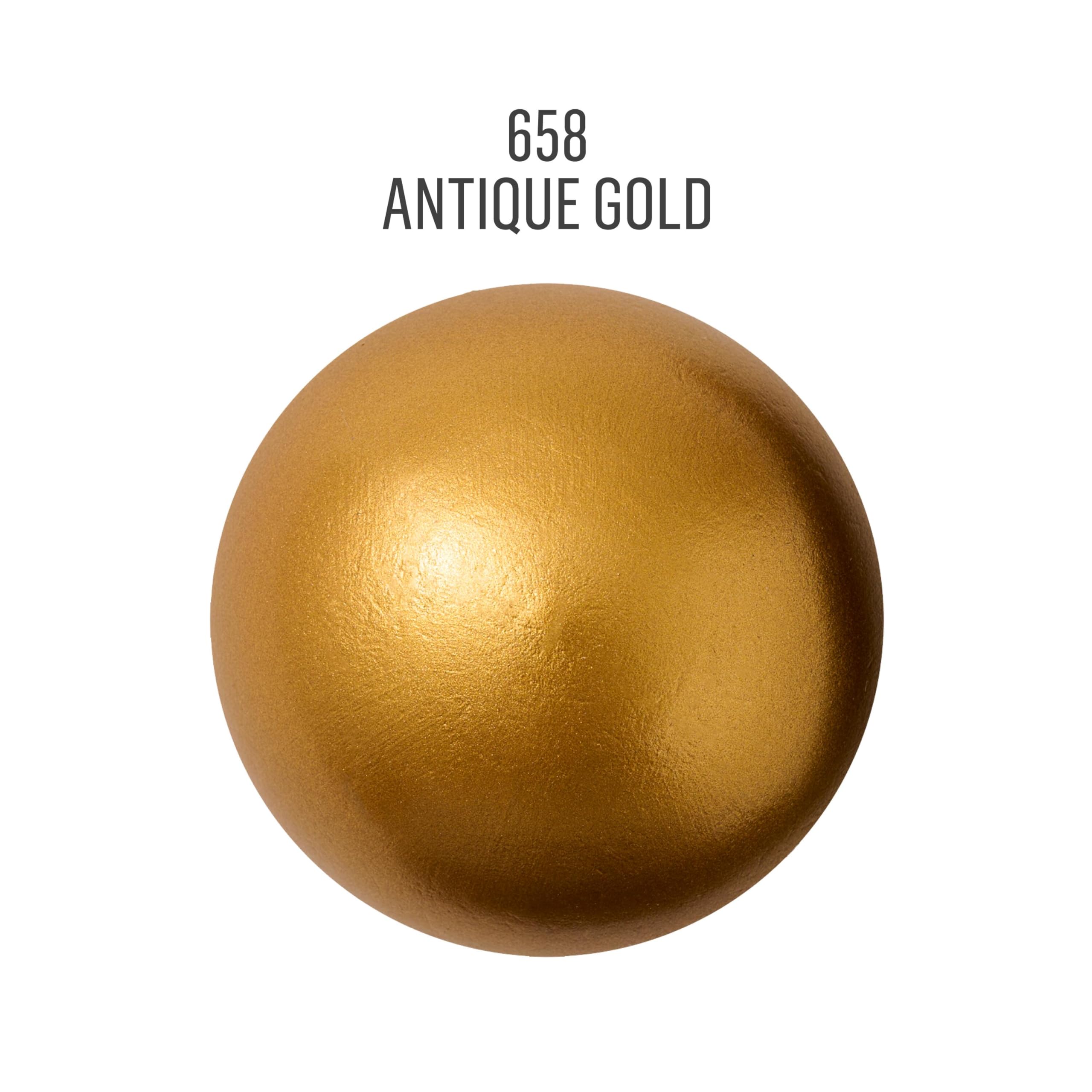 FolkArt K658 Paint Acrylic Metallic, 2 Fl Oz (Pack of 1), Antique Gold