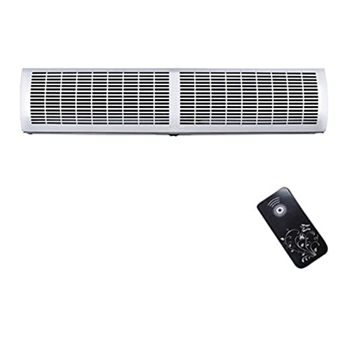 Lamps Door Hanging Air Curtain, Low Noise, Remote Control, Dustproof, Anti-Odor, Fresh Air (Size : 60")