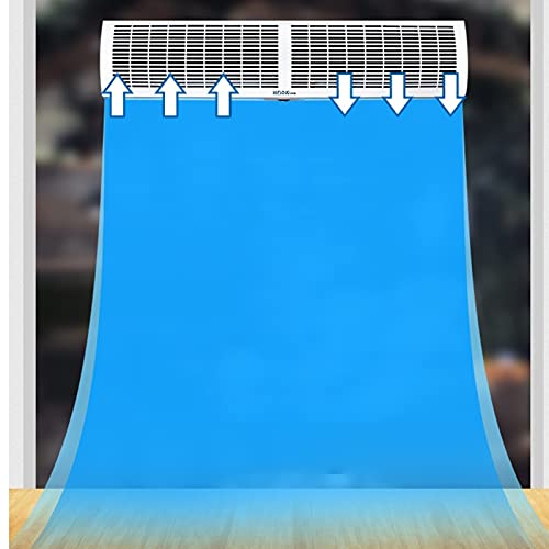 Lamps Door Hanging Air Curtain, Low Noise, Remote Control, Dustproof, Anti-Odor, Fresh Air (Size : 60")