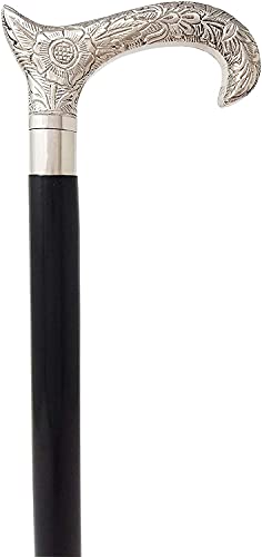 Halloween Vintage Costume Walking 3 fod Stick Cane Strong Sturdy Beautiful Wooden Wood Cane