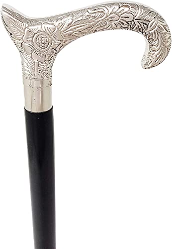 Halloween Vintage Costume Walking 3 fod Stick Cane Strong Sturdy Beautiful Wooden Wood Cane